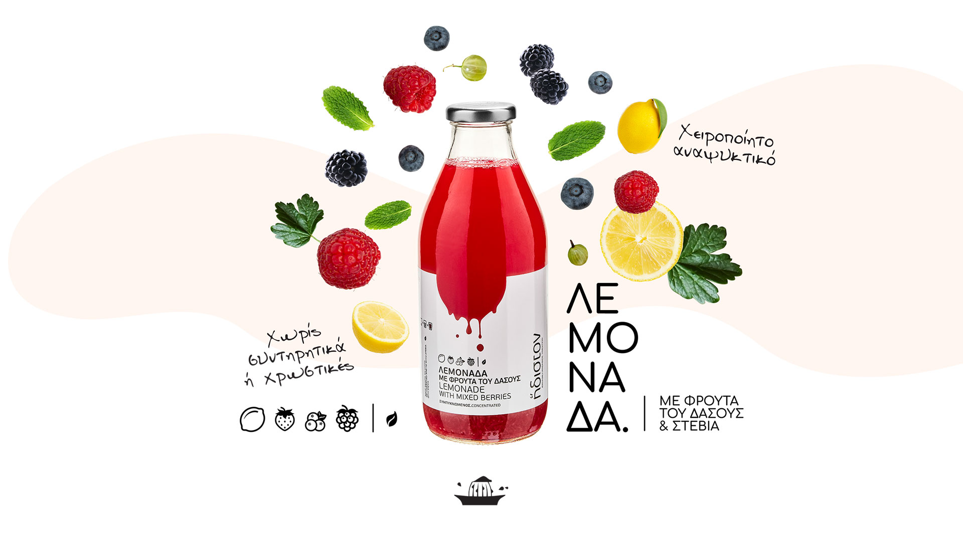 ΛΕΜΟΝΑΔΑ ΜΕ ΦΡΟΥΤΑ ΤΟΥ ΔΑΣΟΥΣ & ΣΤΕΒΙΑ – Idiston